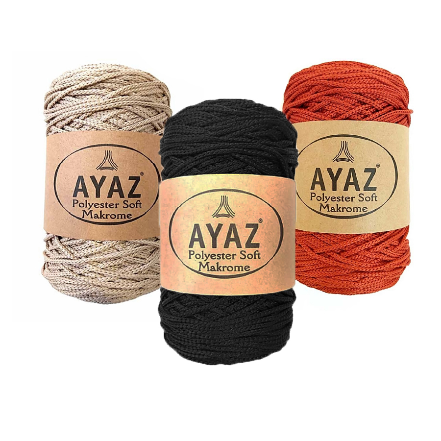 Ayaz Soft Polyester Makrome - 250 gr. 175 mt. ürünleri - HOBİMON
